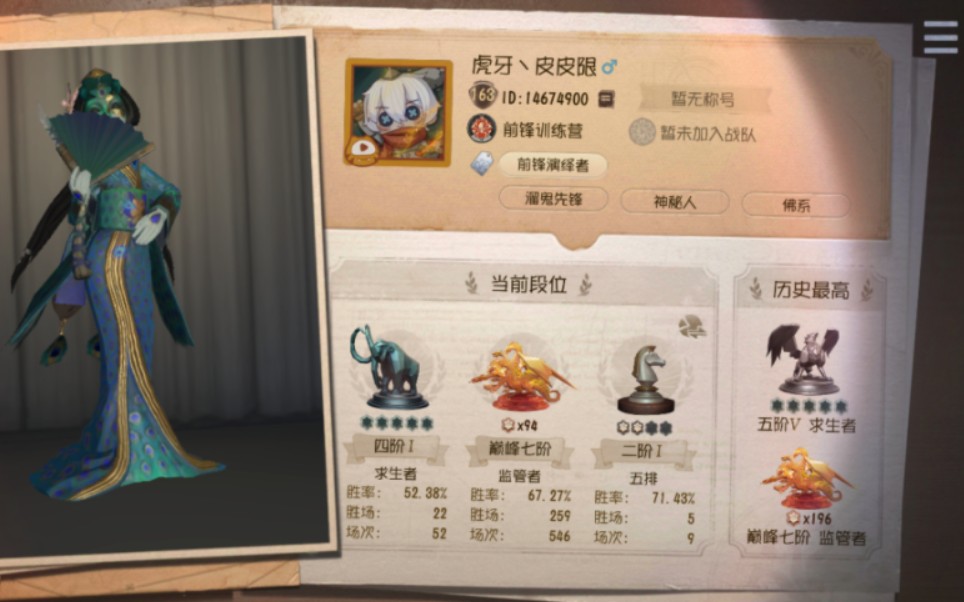 第五人格第二十四赛季屠榜排行