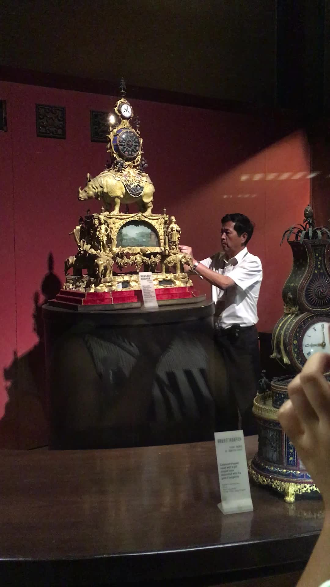 北京故宫钟表馆展示(画质略粗糙= =)