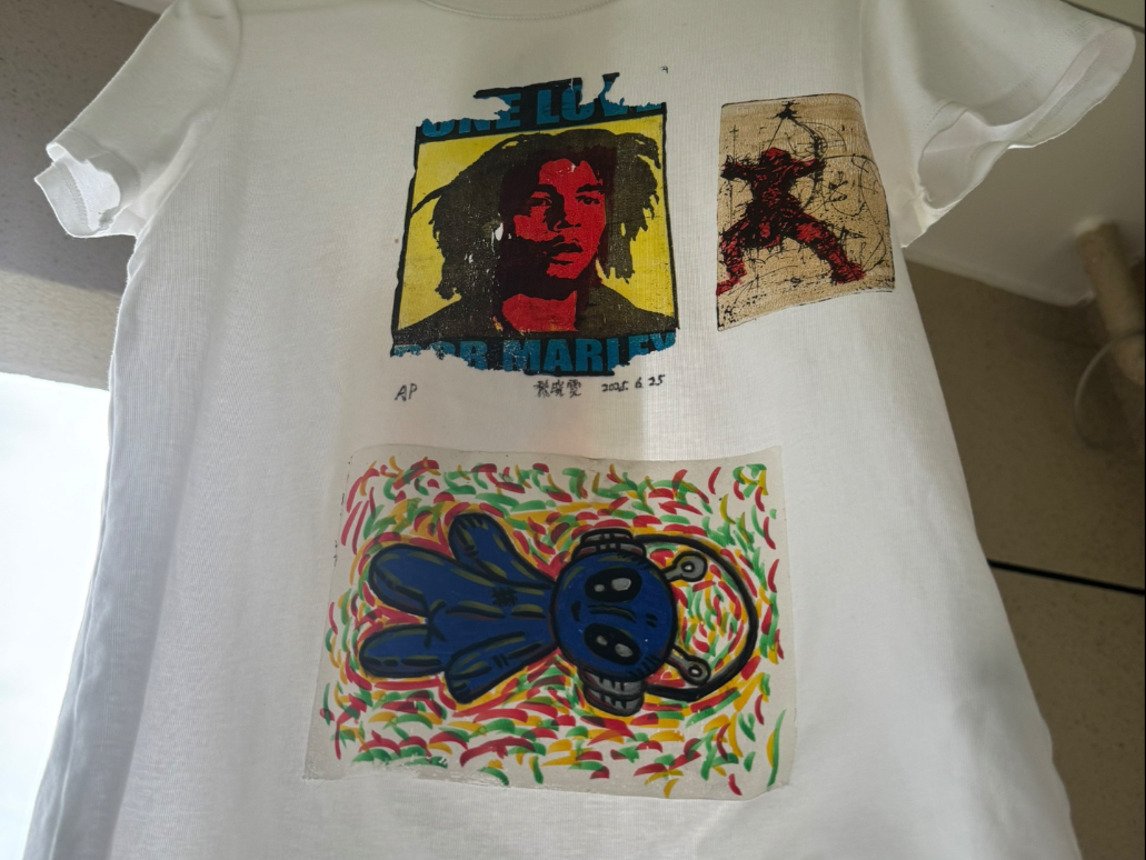 明胶版画:如何把宝宝的画印T恤上