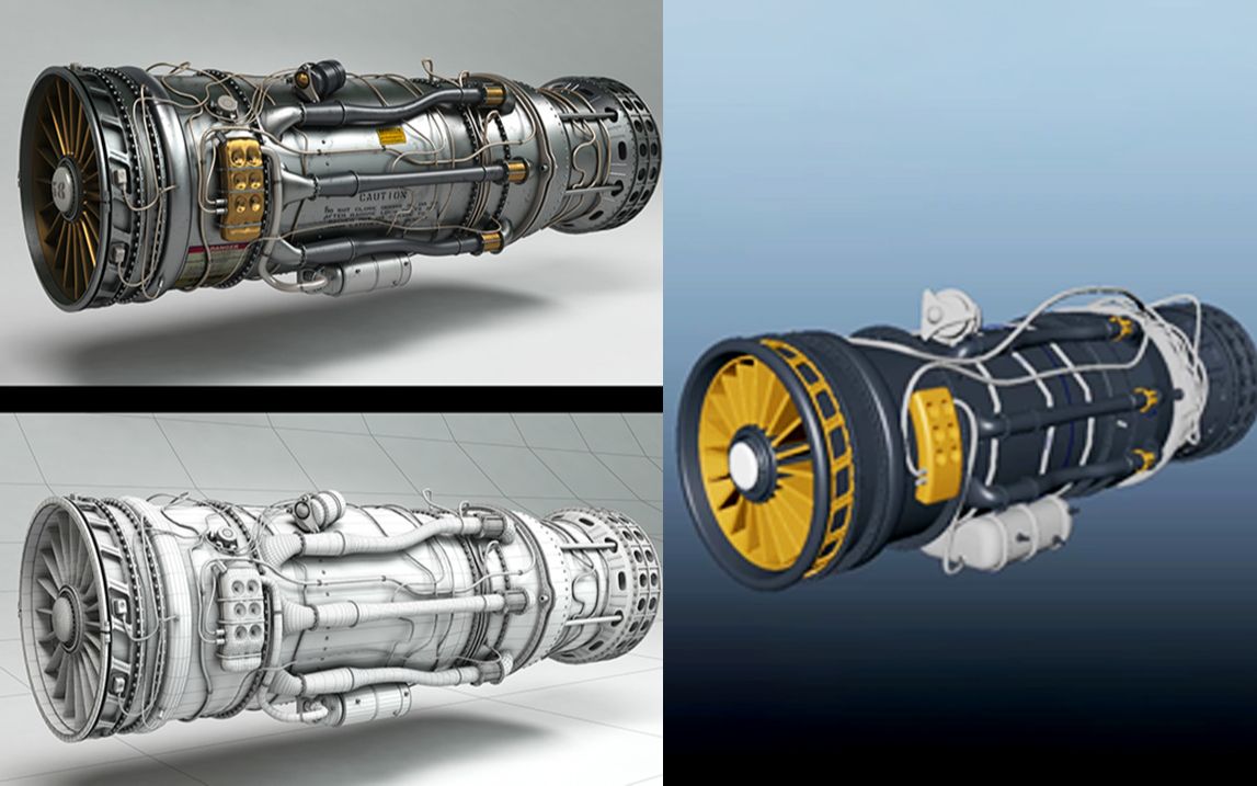 MAYA建模:次世代硬表面机械建模,高模火箭炮卡线案例