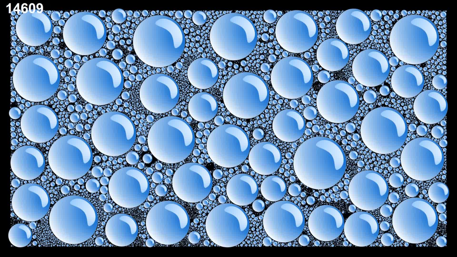 【计算机模拟】用计算机模拟玻璃上水滴的凝结过程,最后有惊喜