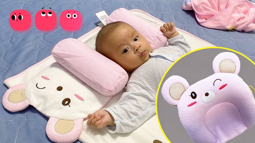 两个月二十一天,给宝宝挑选萌趣可爱定型枕头