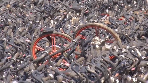 团伙盗5000辆共享单车,拆了当废品卖