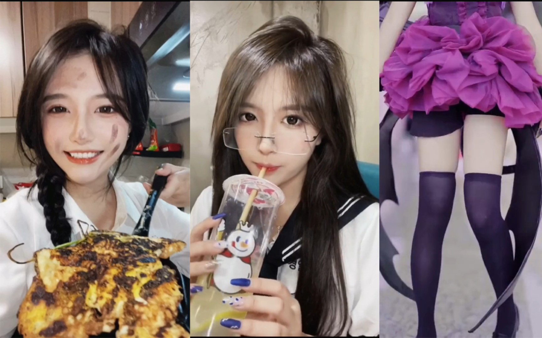 女朋友第一次做饭!