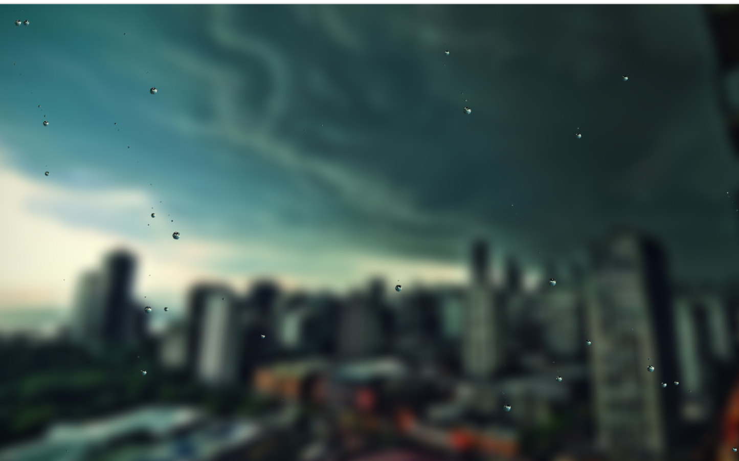 H5实现全屏雨滴特效--雨一直下