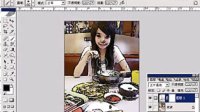 把真实照片做成插画效果