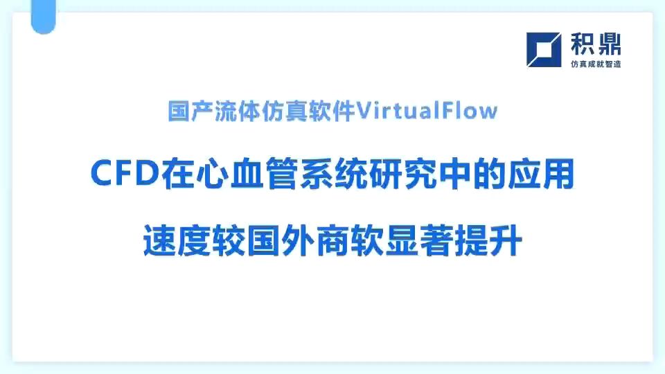 CFD血流动力学:心血管系统应用