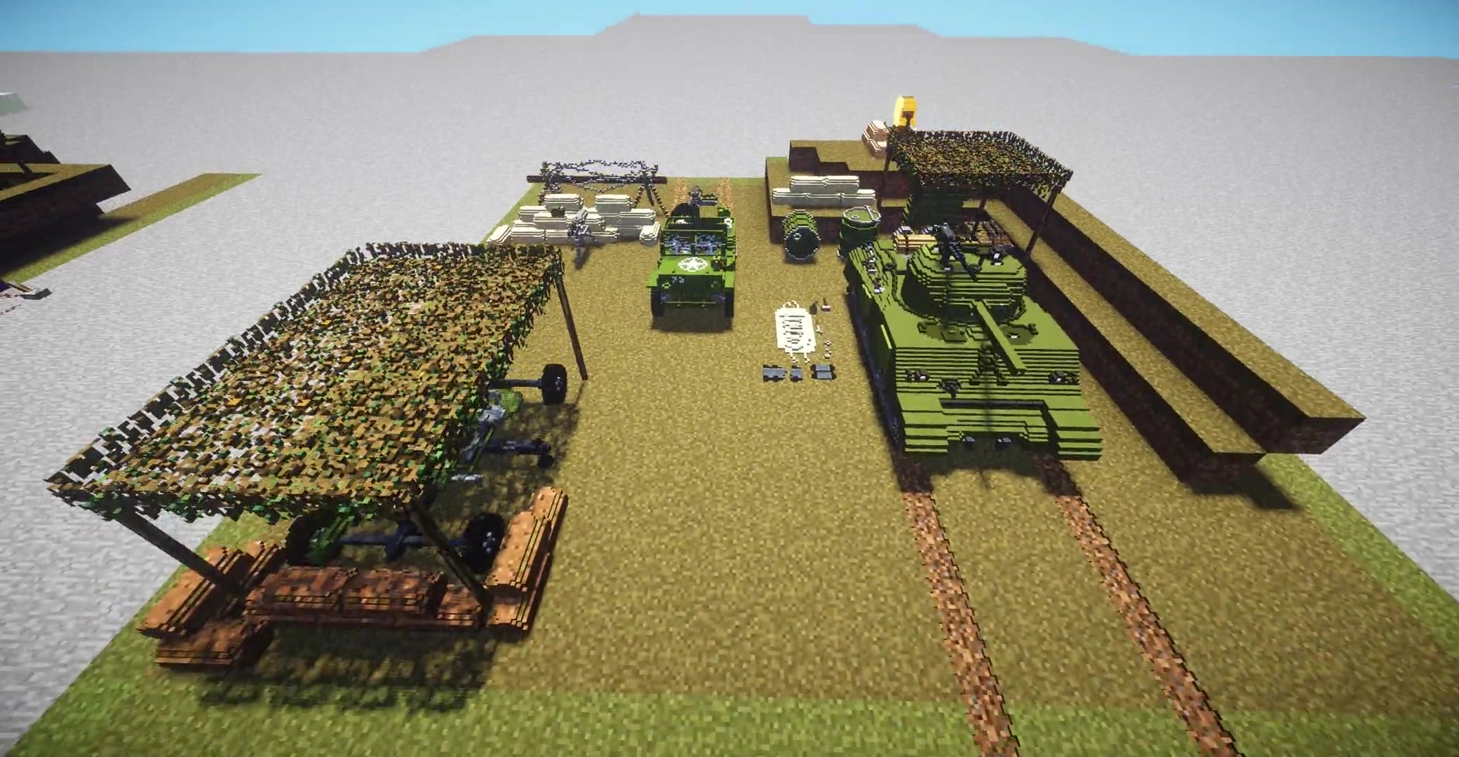 [Minecraft]我的世界静态模型/建筑 小型据点