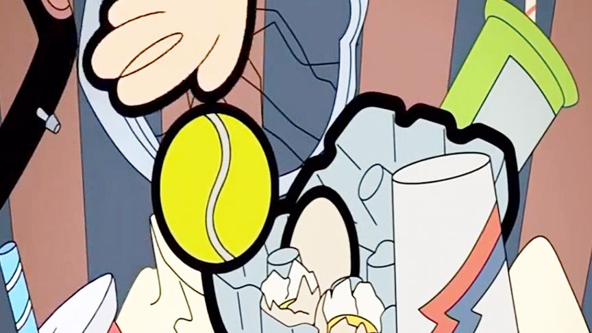 憨豆先生动画版:憨豆又闯祸了,把鸡蛋当网球扔给了别人