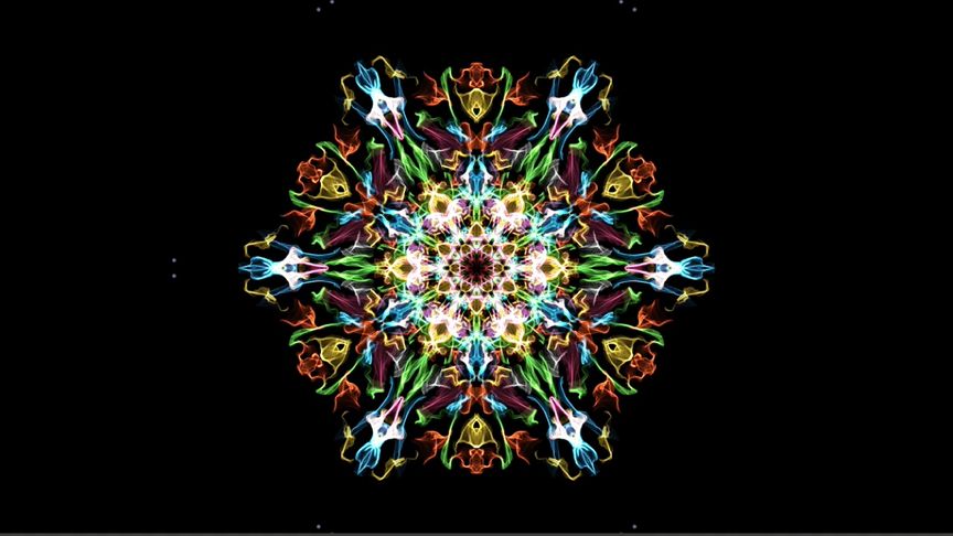 用电脑画繁花曲线,竟然会这么漂亮!