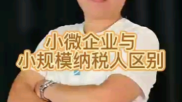 小微企业跟小规模纳税人分不清?让我来跟你说一说