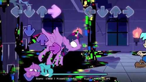 FNF致命模组!错误化暮光闪闪血战黄昏黎明,你敢点开吗?