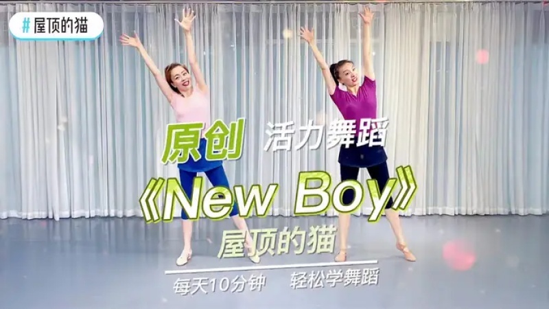 屋顶的猫《New Boy》活力舞蹈