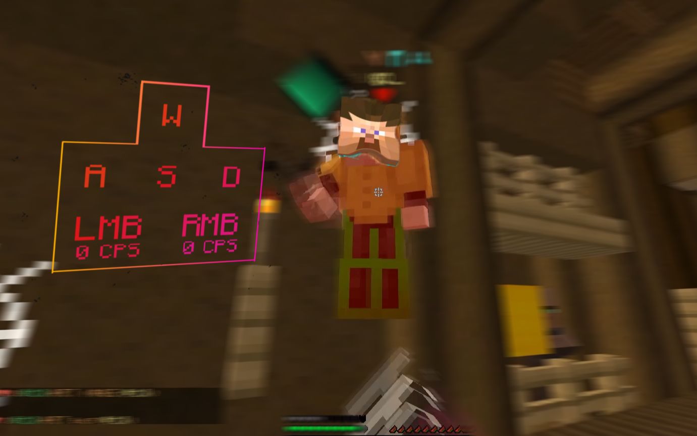 [Minecraft]当你在花雨庭用手调戏敌人.甚至240fps