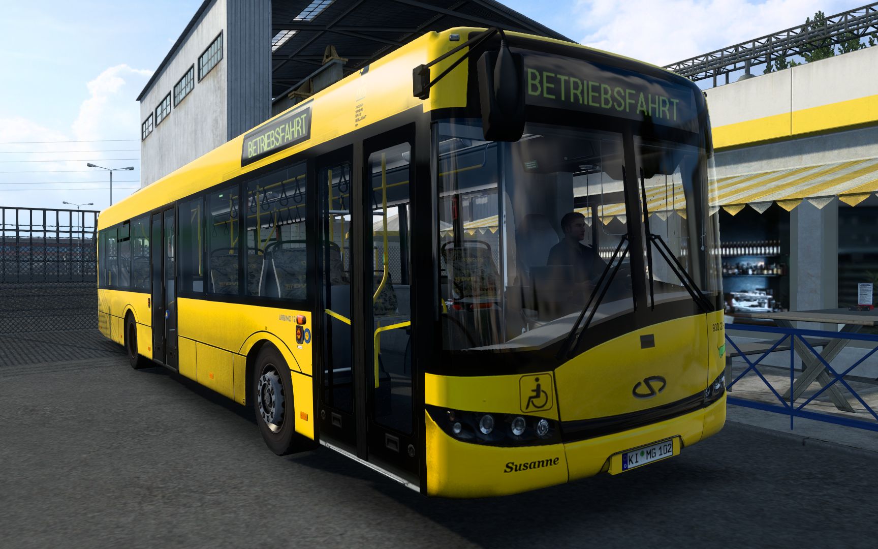 欧洲卡车模拟2#39:驾驶乌尔比诺 3. 12 BVG公交车从瓦尔纳出发前往...