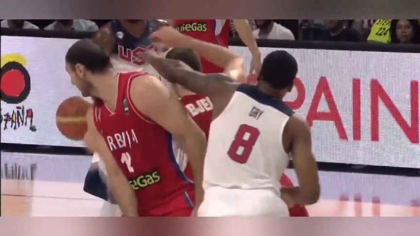 经典回顾:欧文超水准发挥,2014男篮世界杯决赛,美国VS塞尔维亚