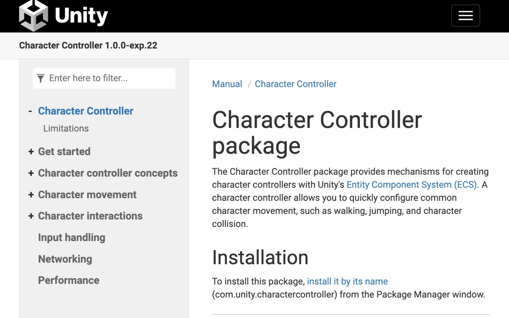 用【Unity】ECS角色控制器试着移动角色!