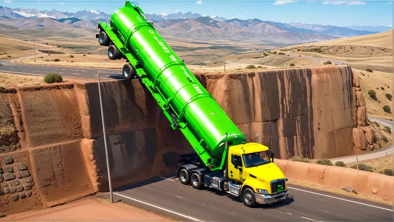 《BeamNG.drive》游戏之汽车 vs 之字形道路 x 楼梯 x 壁架_单机游戏...