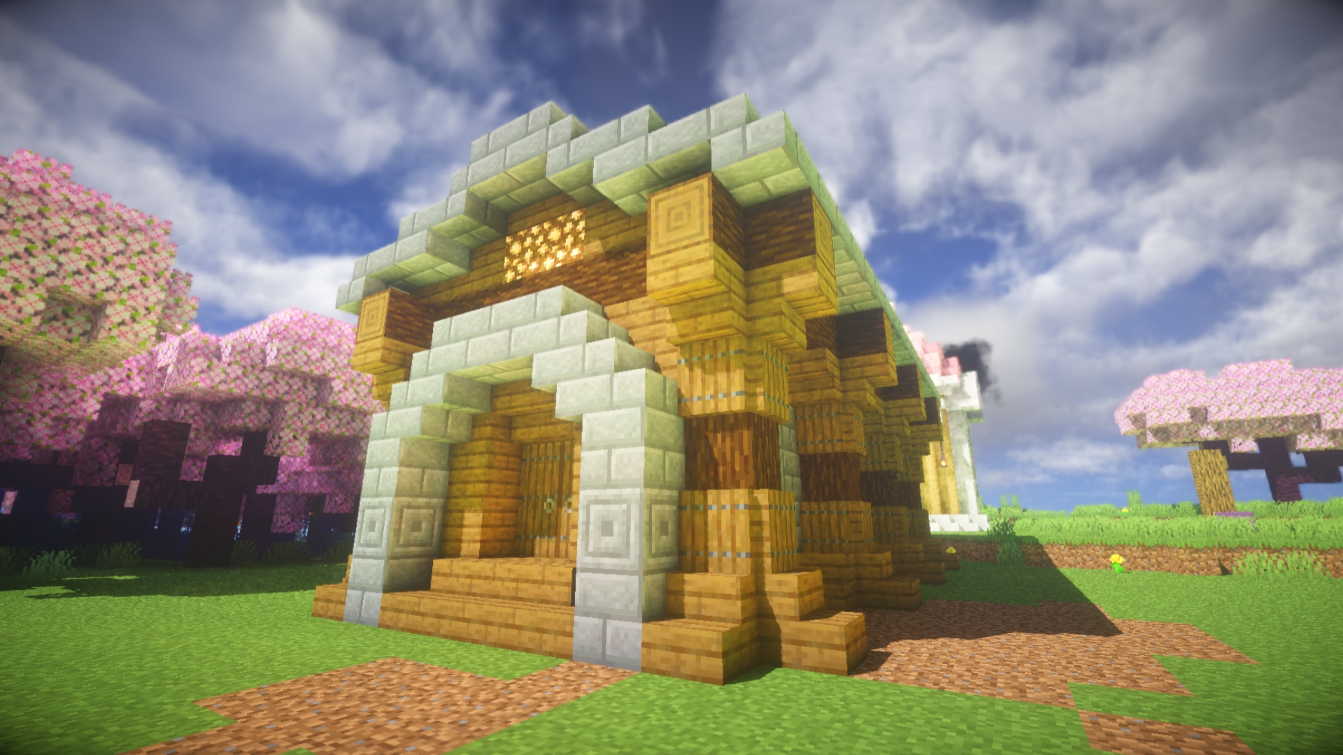 【Minecraft-建筑教程】我的世界仓库占地小容量大