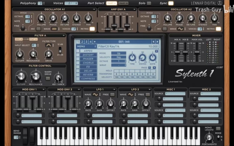 Sylenth1口哨音色制作方法