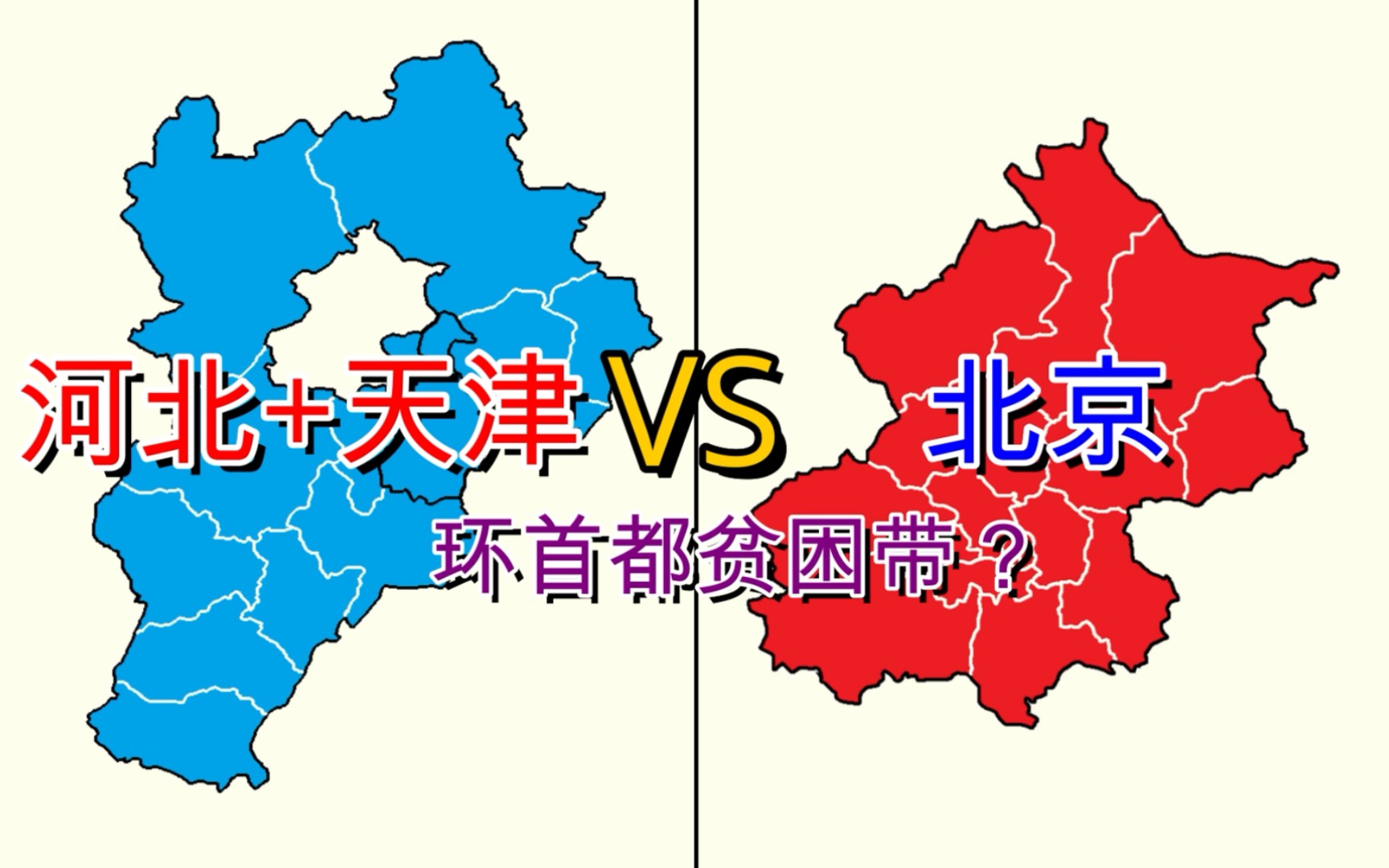 河北+天津VS北京 主要经济指标对比【数据可视化】