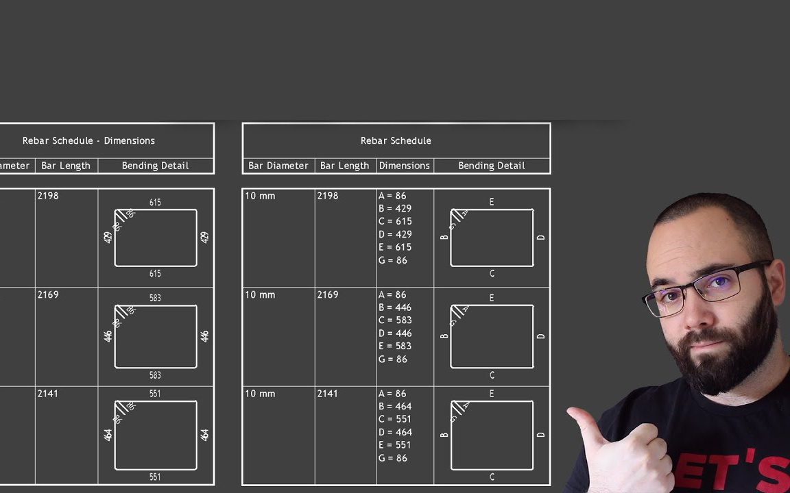 Revit 2024 教程中的折弯详图明细表
