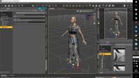 daz studio 衣服布料动力学模拟解算新功能演示 4.10测试版安装指导 ...