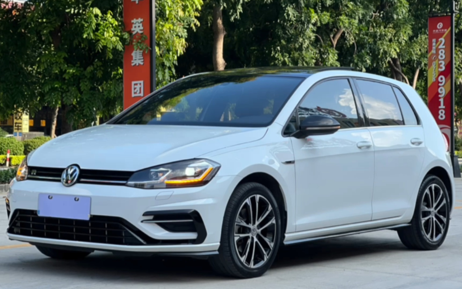 2018年7月大众高尔夫R Line 极品车况