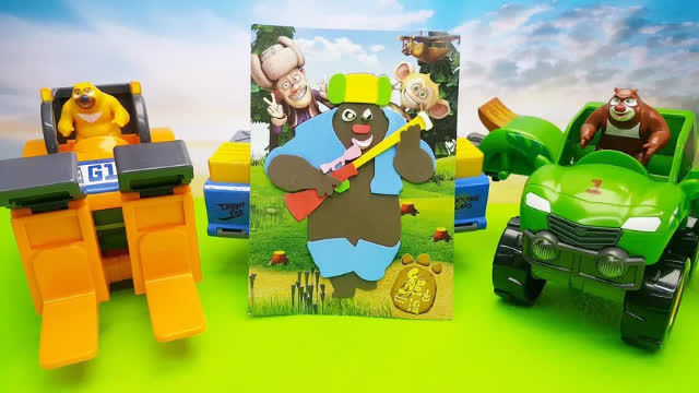 熊出没熊大熊二手工DIY贴纸画保护森林