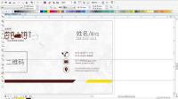 CDR教程-如何快速学习制作出美食名片设计【三】