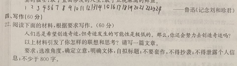 “相信奇迹的人,本身就是奇迹”