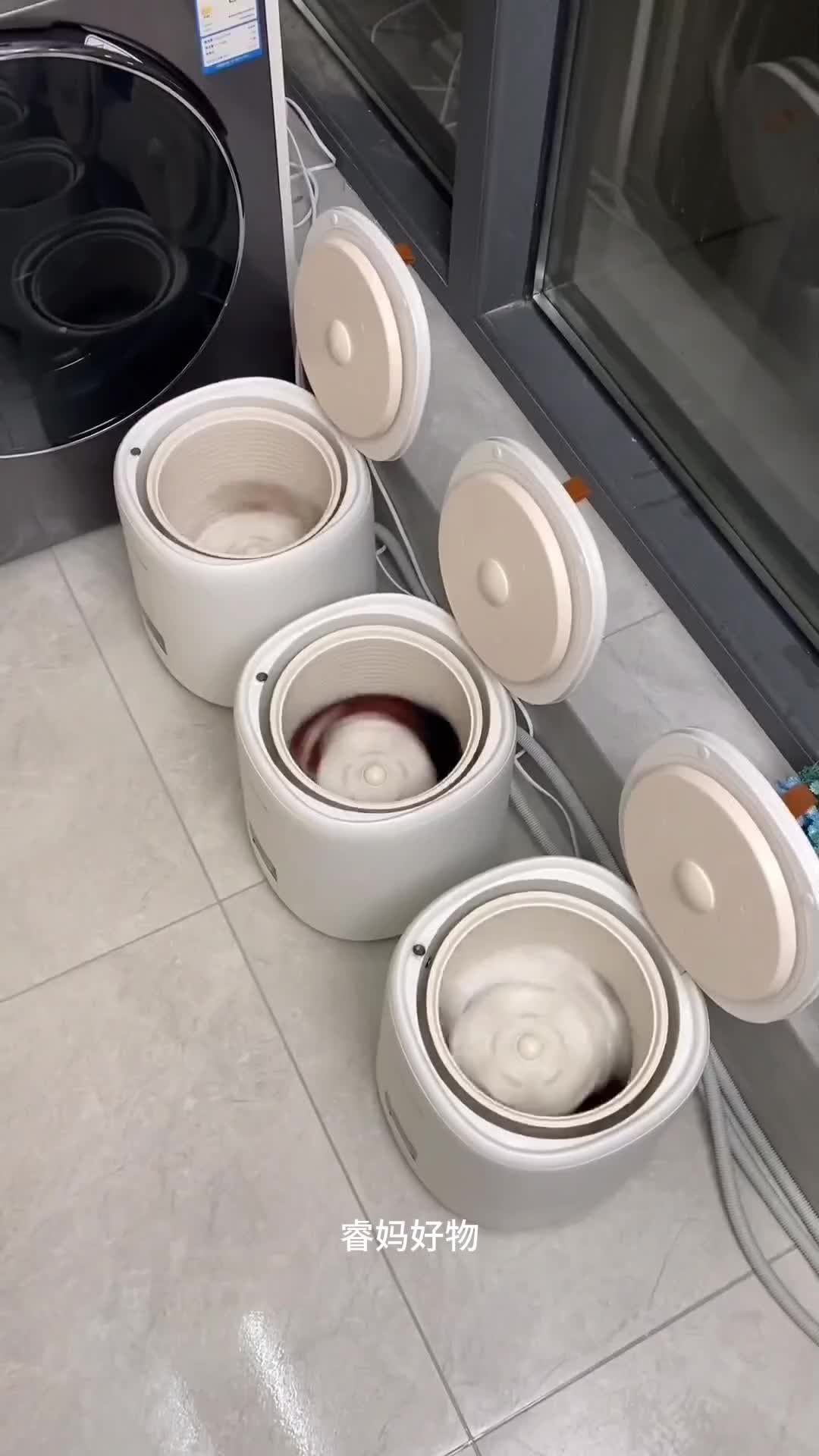 小型半自动蓝光迷你衣物洗衣机#宝宝衣物内裤袜子专用#居家好物 #...