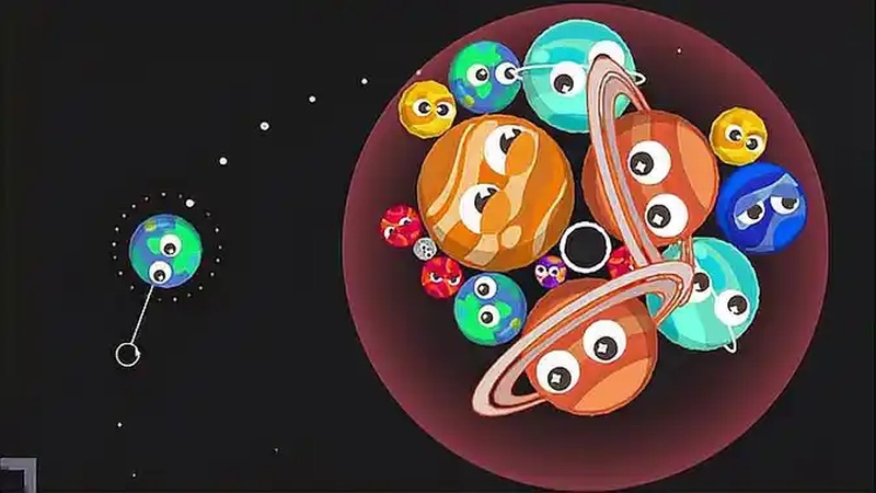 太阳系八大行星打弹珠游戏