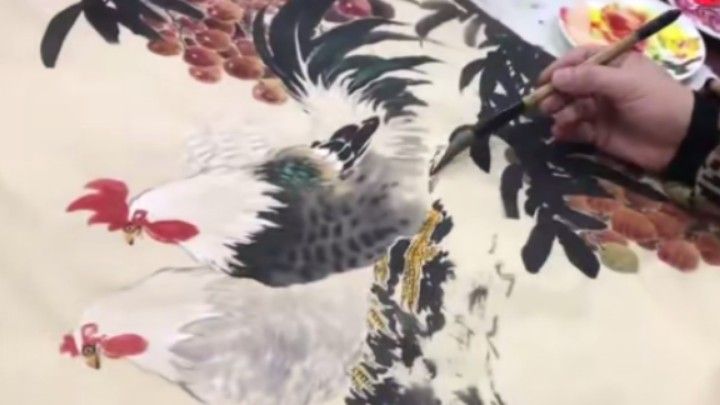 学习国画 鸡的画法