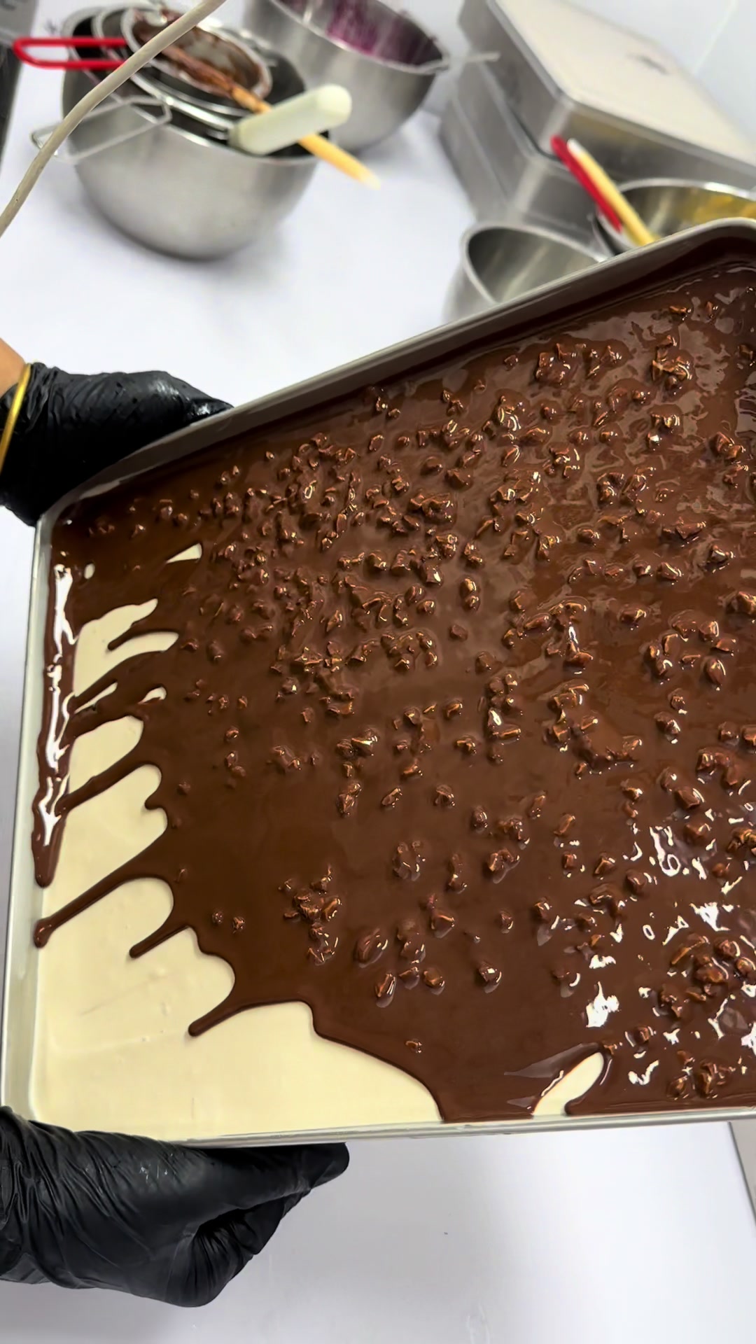 梦龙淋面最解压#美食制作分享 #原创视频 #美食教程