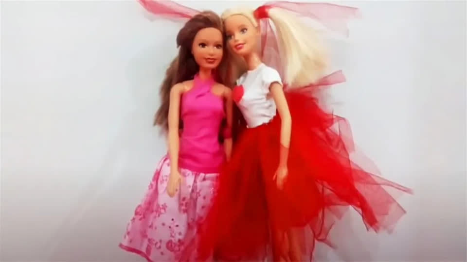 娃娃服装(一)给娃娃做裙子,简单好看