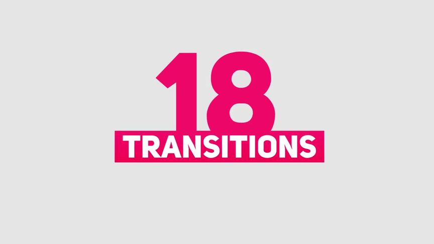 18个动态过渡效果的旅游照片Pr模板-prproj 原版工程
