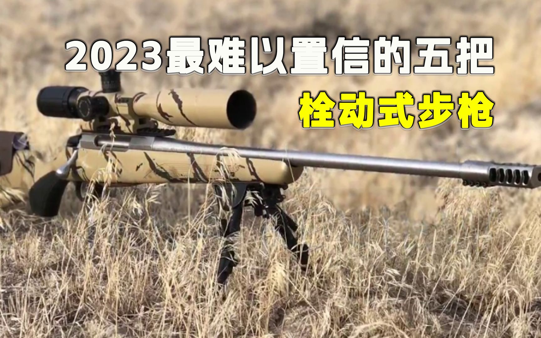 2023全球最难以置信的5把栓动步枪,结构简单射程远,精准度超高