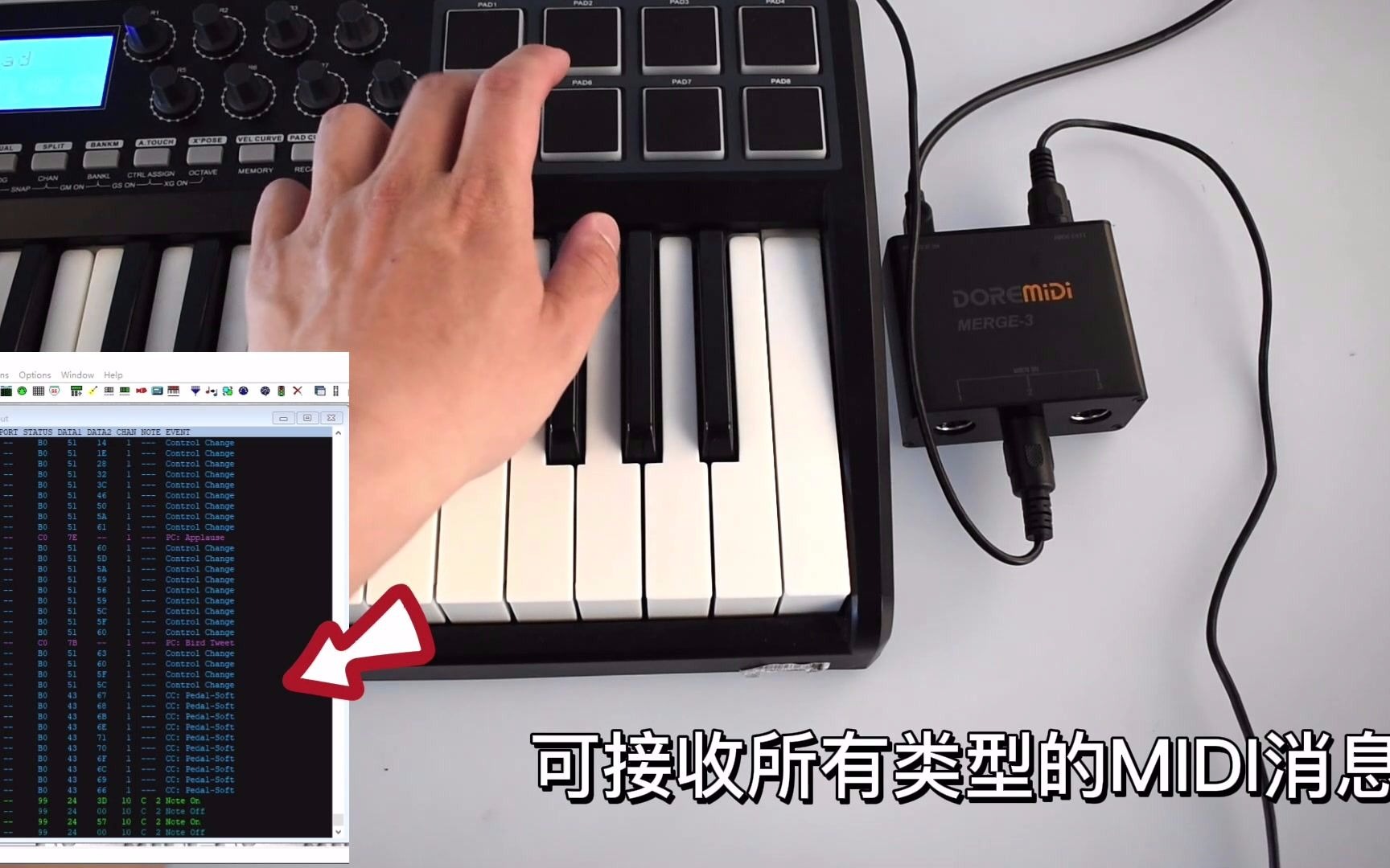【MIDI MERGE-3盒子】开箱测评和MIDI键盘连接使用效果 | 好产品推荐!