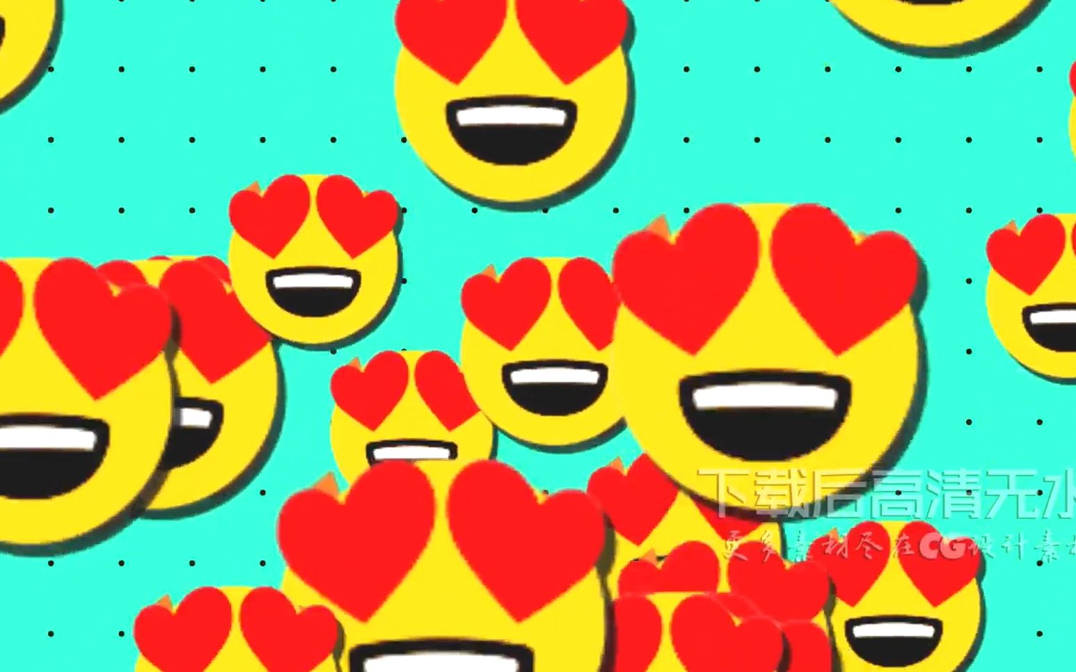 s835 可爱卡通表情包搞怪动画视频素材会声会影 视频背景 led舞台...
