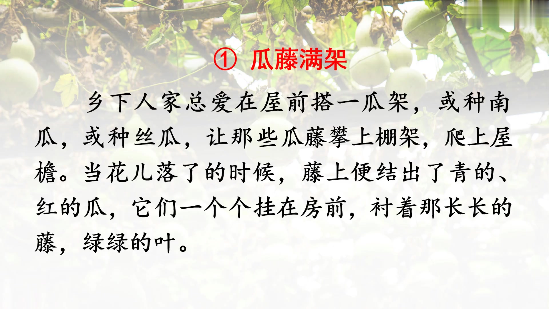 四年级下册语文视频微课堂-2 乡下人家 人教(部编版)