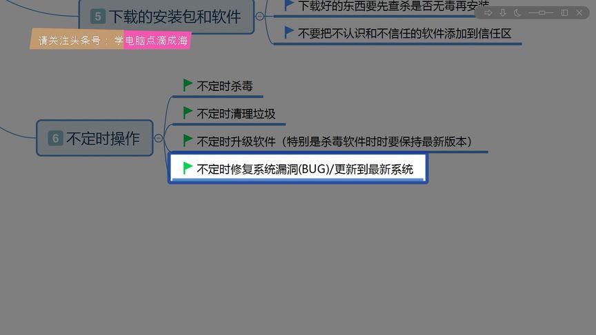 教小白怎么用电脑最安全
