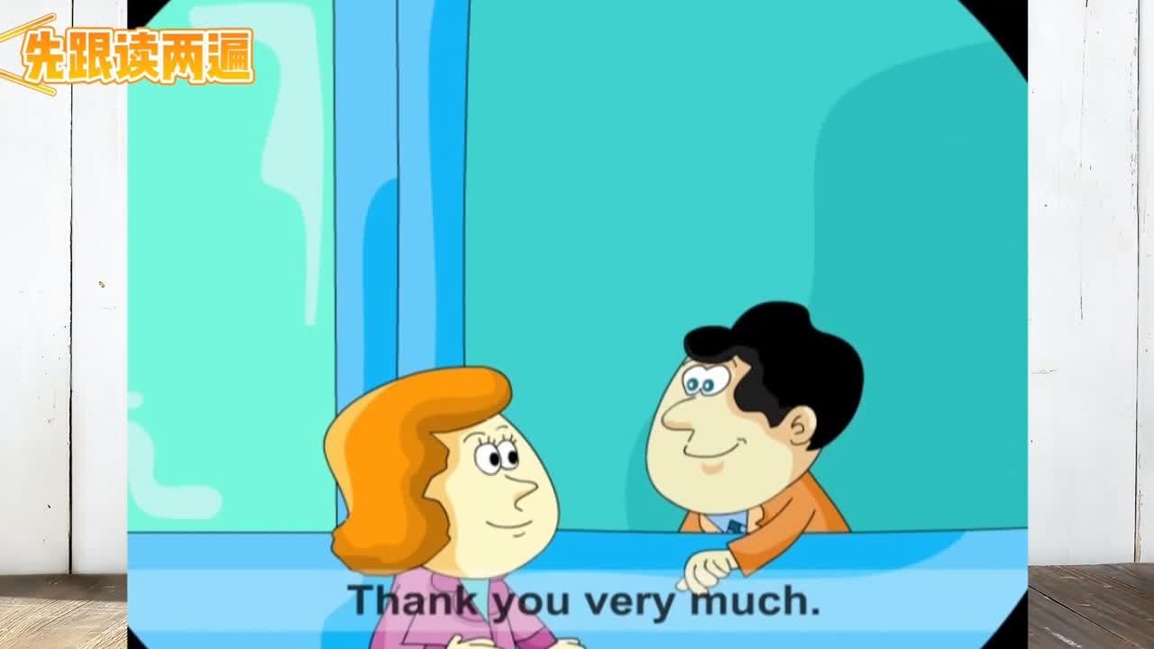 新概念英语第一册同步动画|.