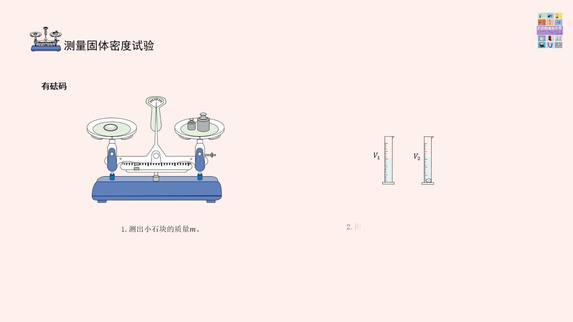【科普物理】测量固体密度的实验