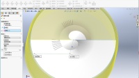 SolidWorks 球形弹簧的绘制 扫描 套盒曲线 3D草图 套盒曲线 旋转曲面