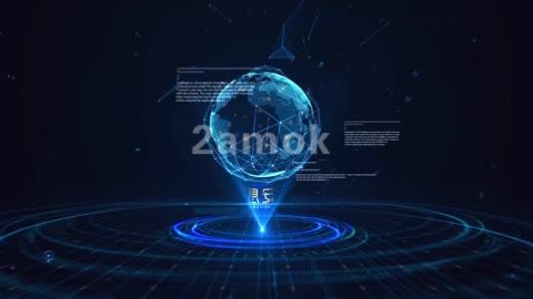 科技地球分类ae模板-视频素材-凌晨两点素材网