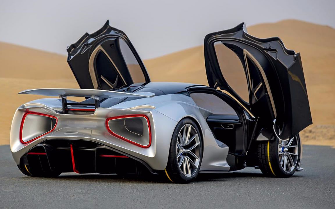 吉利旗下纯电动超跑问世,3秒破百,全球限量130辆,售价2188万