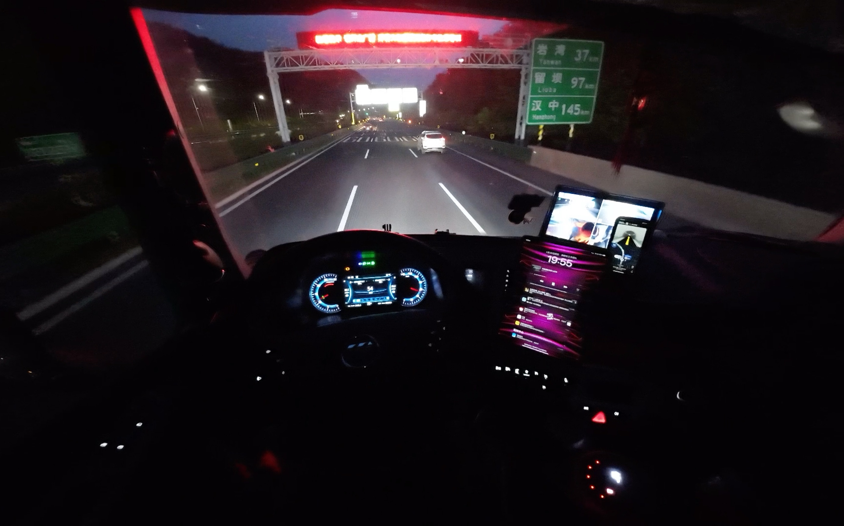 【Pov】(无剪辑助眠版)第一人称欧曼自动挡驾驶日记-—全程高速助眠...