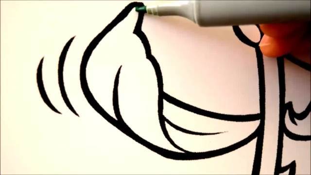 简笔画:开心快乐的动物们