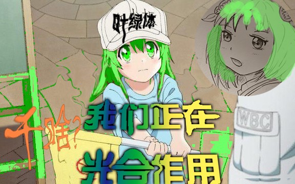 【手绘】血小板算啥?我们把叶绿体拟人!